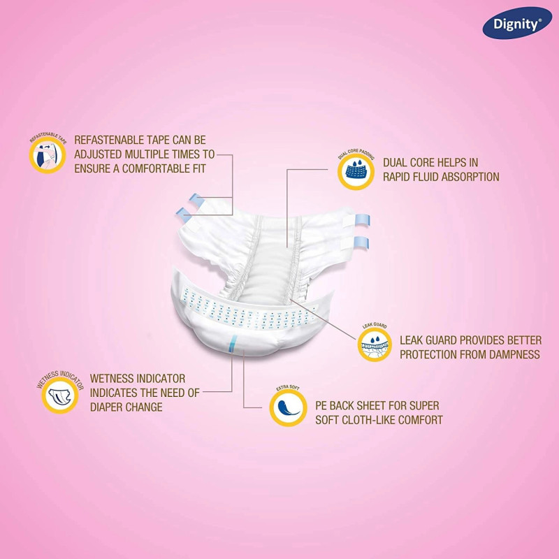 Dignity Magna Adult Diapers Large – Shop Online