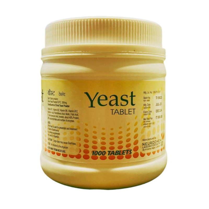 Neurochem Yeast Tablets for various use