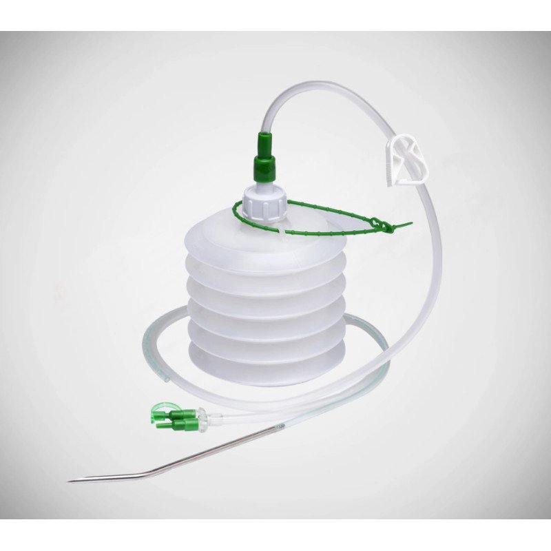 Romsons GS-5002 Orange | 16 FG Wound Suction Set 800ml