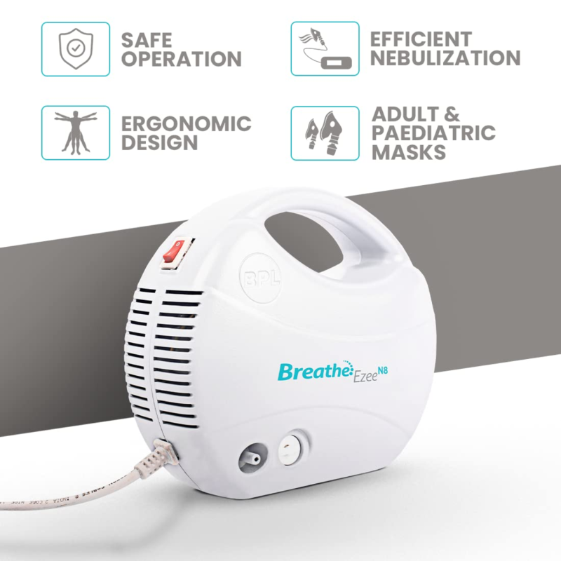 BPL BreathEzee N8 | Portable Nebulizer Machine